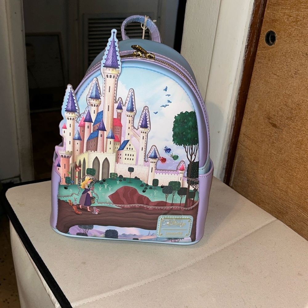 Sleeping beauty castle collection Loungefly backpack … - Gem